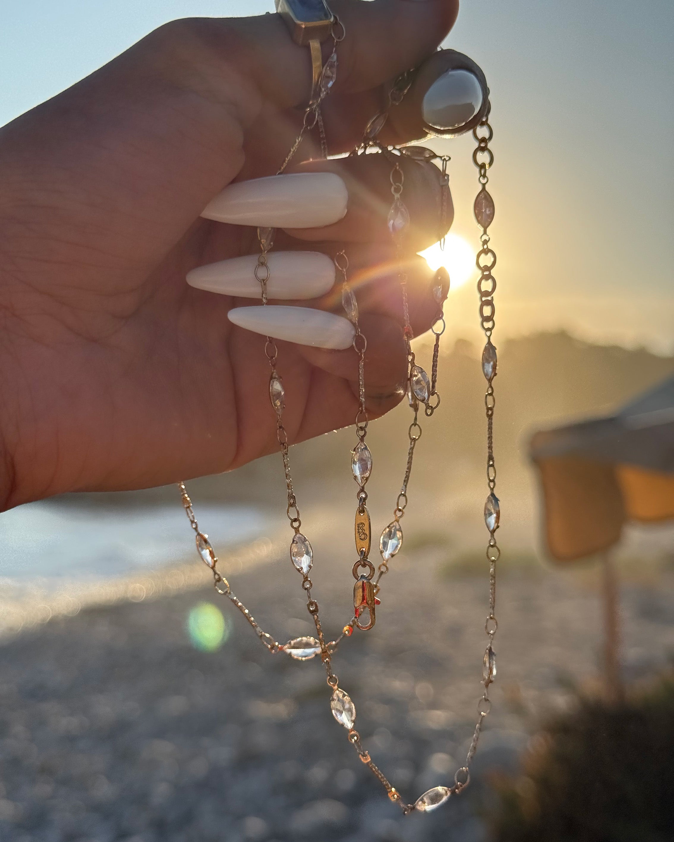 Marquise Crystal Waist Chain – sheytan.world